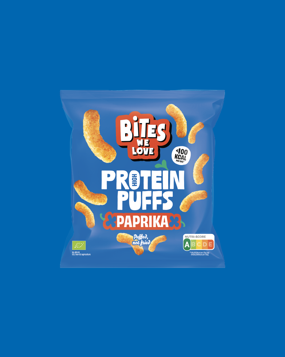 Protein Puffs Paprika 8*25g – BitesWeLove